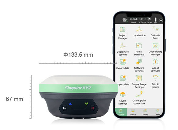 Base RTK auto posicionamiento